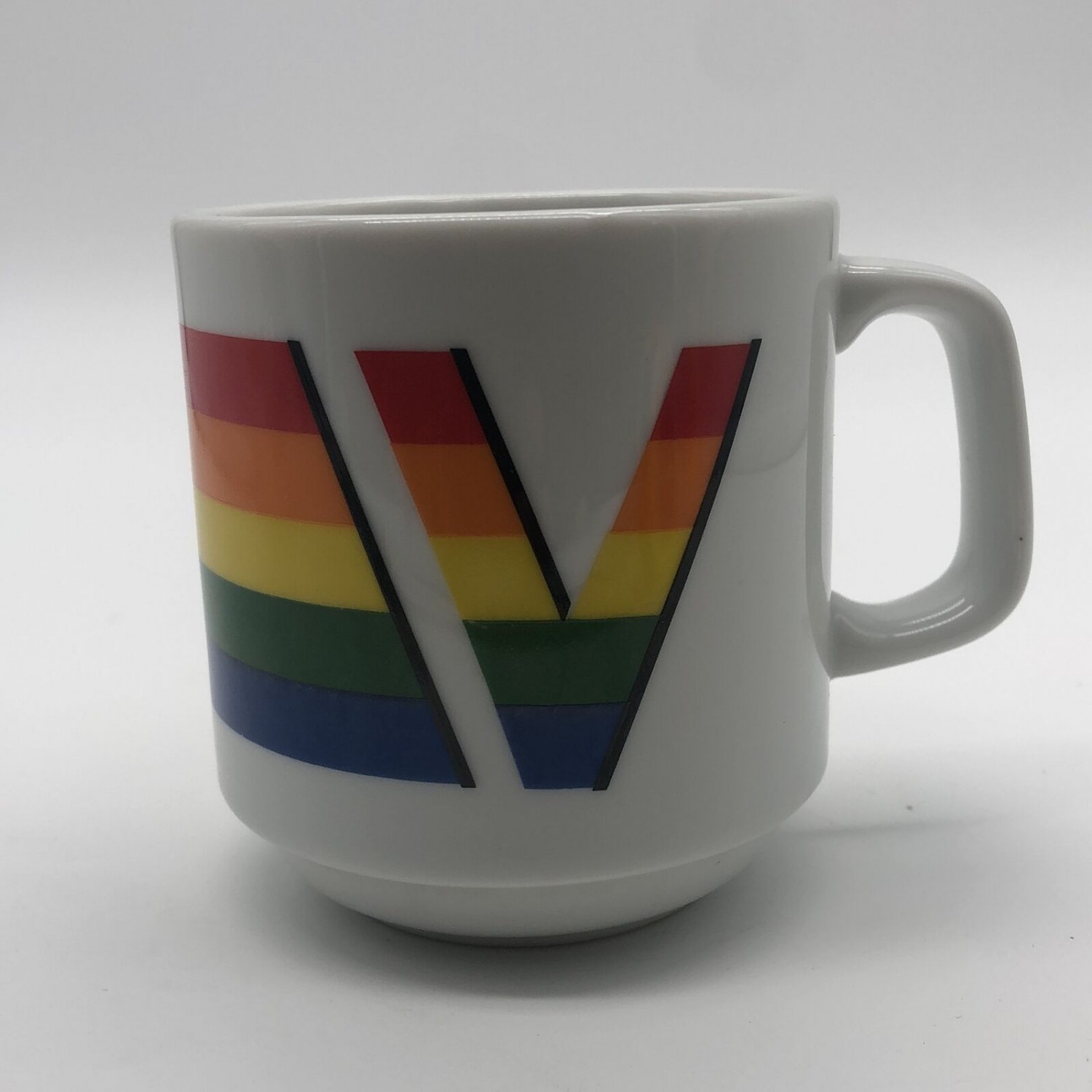 Ceramic White LGBT Pride Flag Dishwasher Safe Serveware Coffee Mug