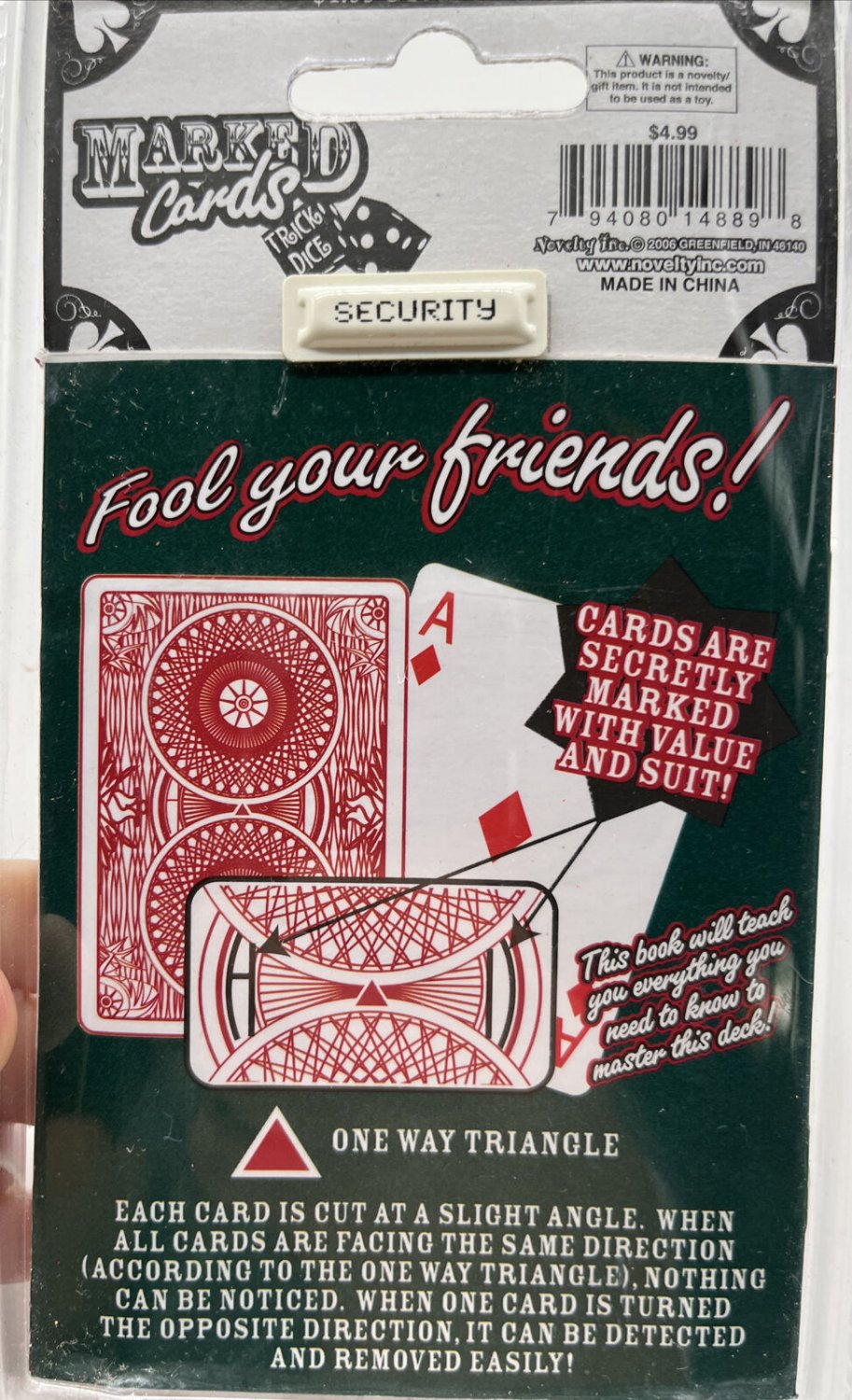 Marked Cards Fool Your Friends Magic Tricks NEW In Package