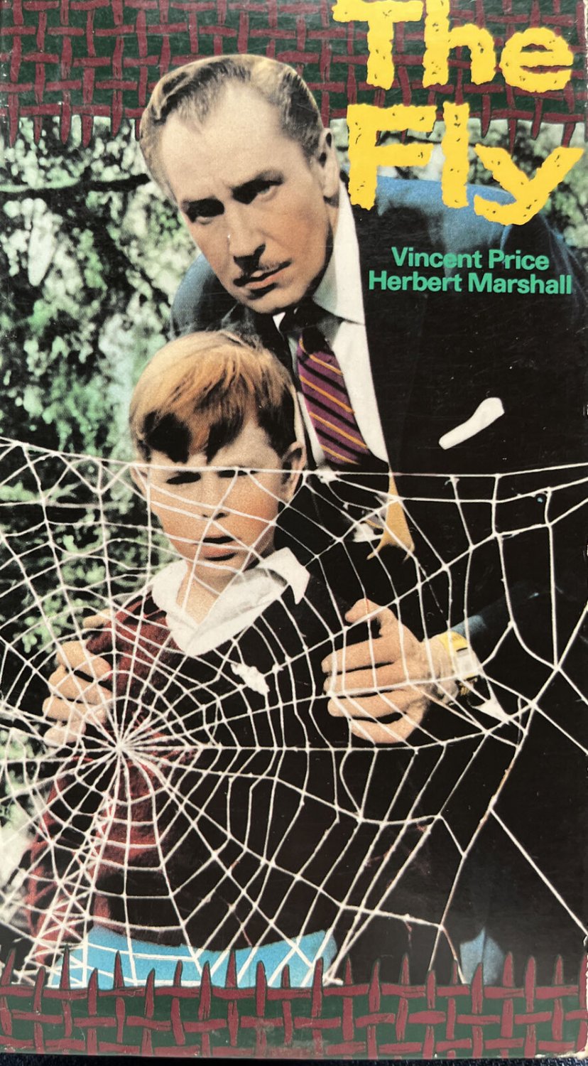 The Fly VHS Vincent Price Horror pre-owned 1958/1991