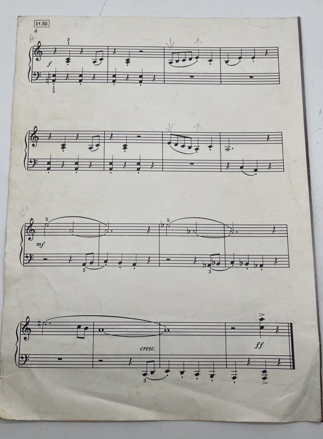 Rondo Capriccio Lynn Freeman Olson 1985 later elementary piano solo