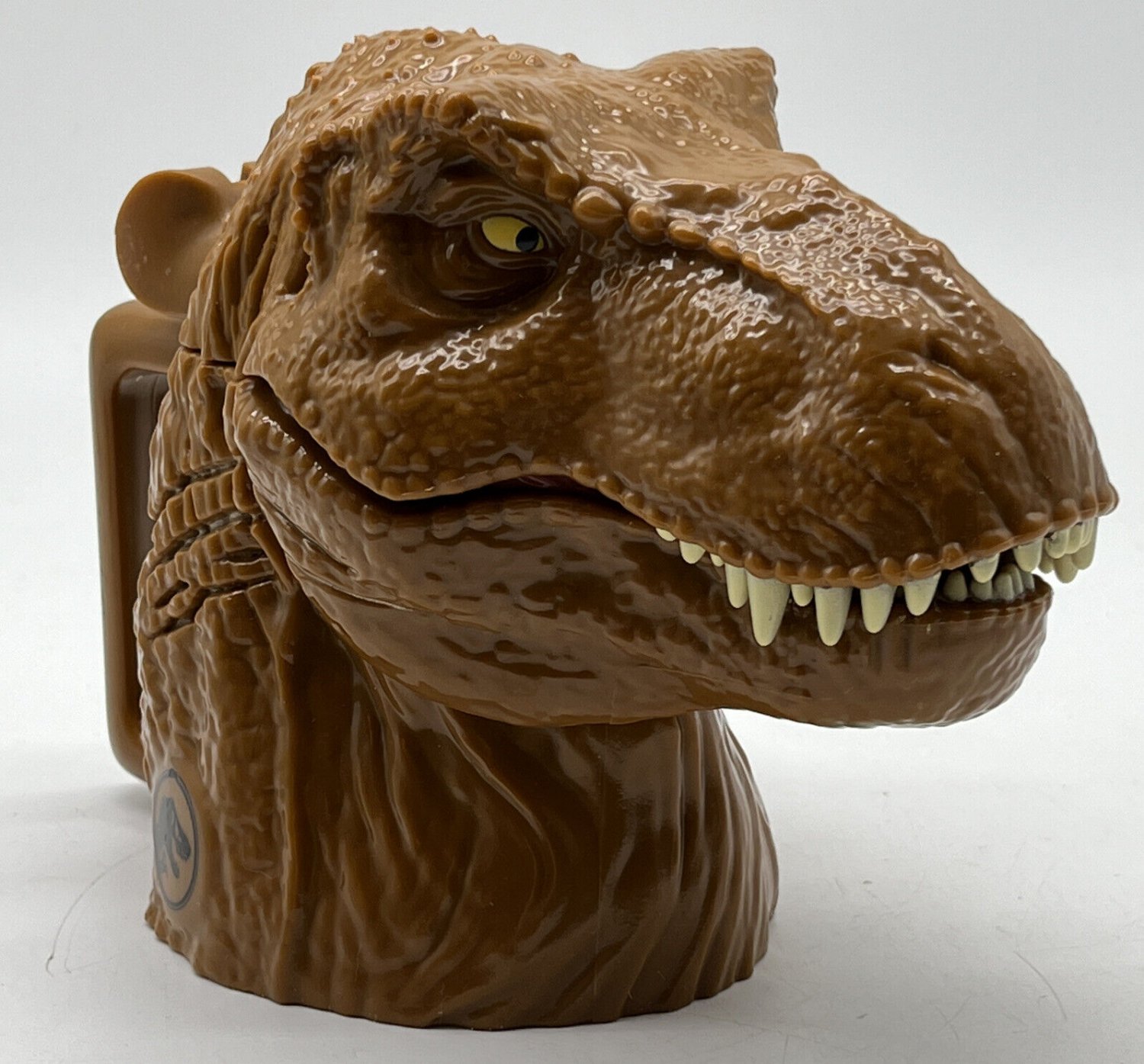 Jurassic Park World T-Rex Live Tour Cup Mug Head Flip Top Jaws ...