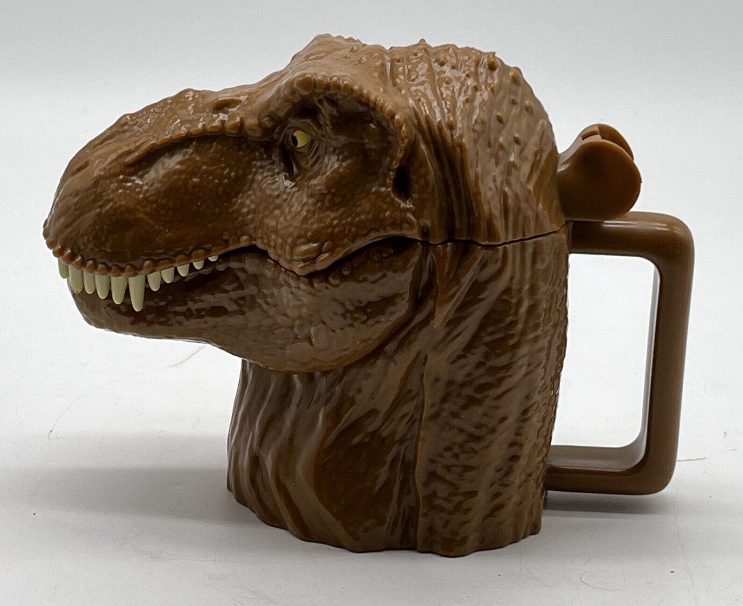 Jurassic Park World T-Rex Live Tour Cup Mug Head Flip Top Jaws ...