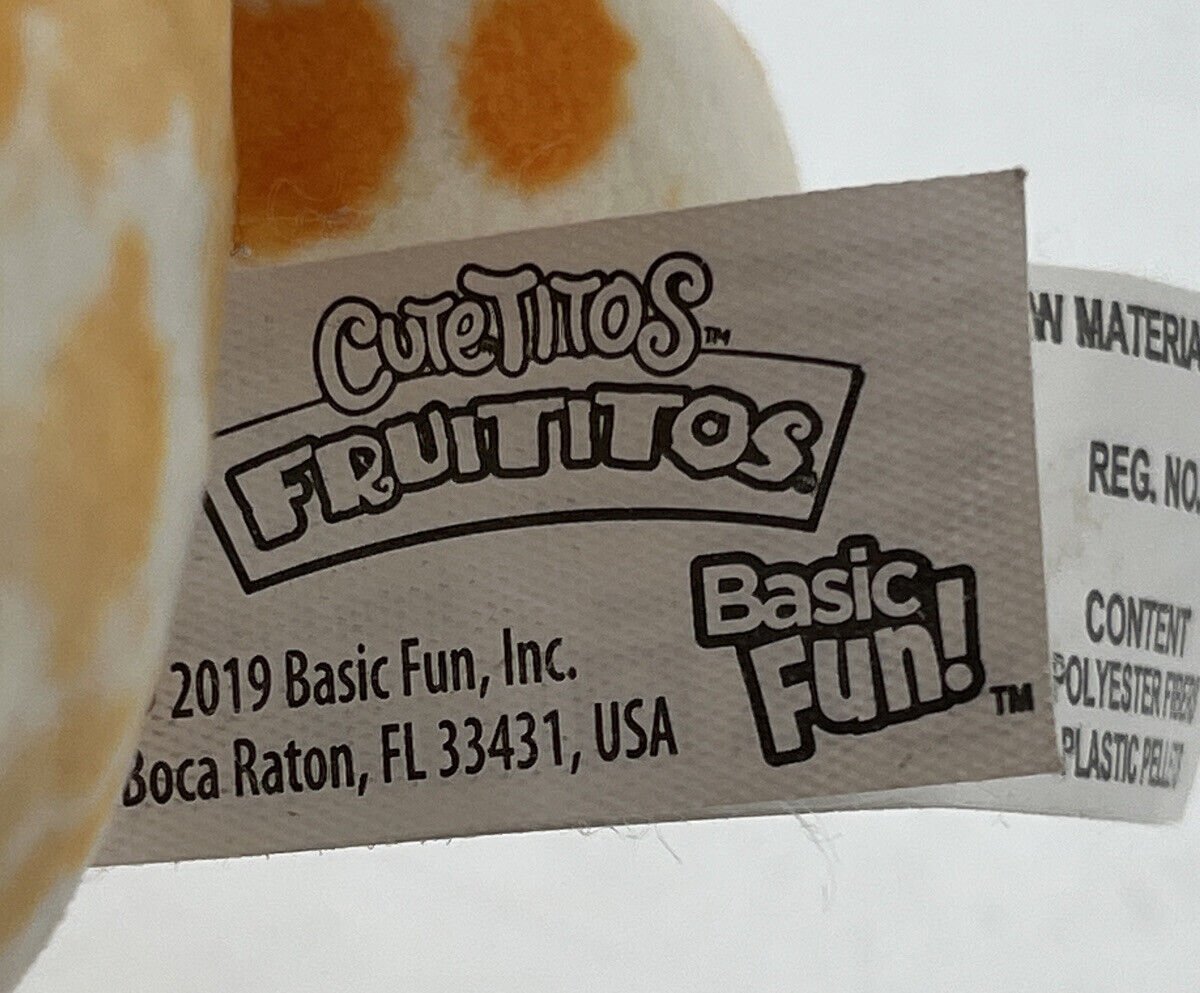 Basic Fun Cutetitos Fruititos Lion Sniff Plum Plush Stuffed Animal Toy ...