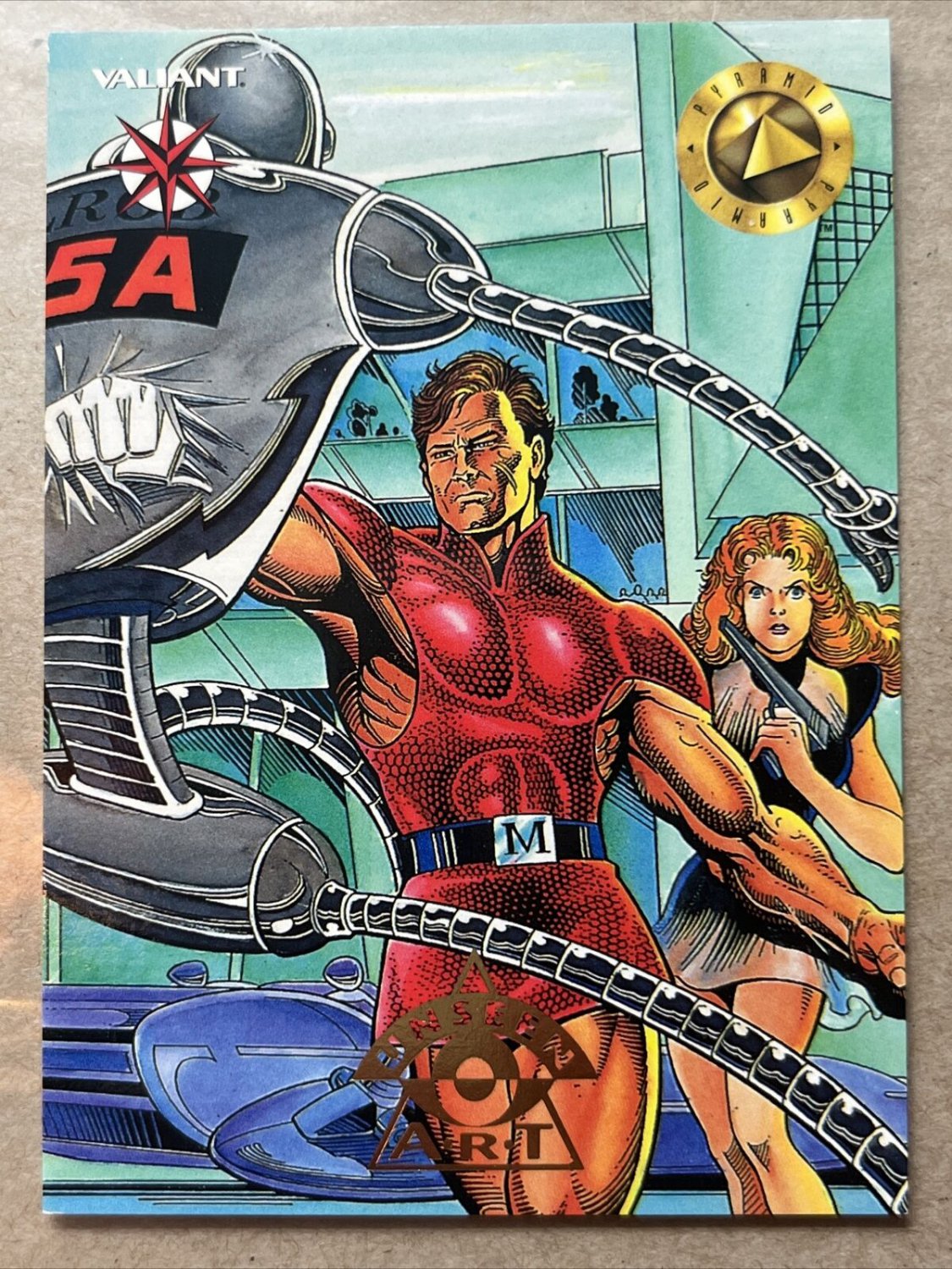 Upper Deck 1993 The Valiant Era A History Unseen Art Foil Magnus Leeja ...