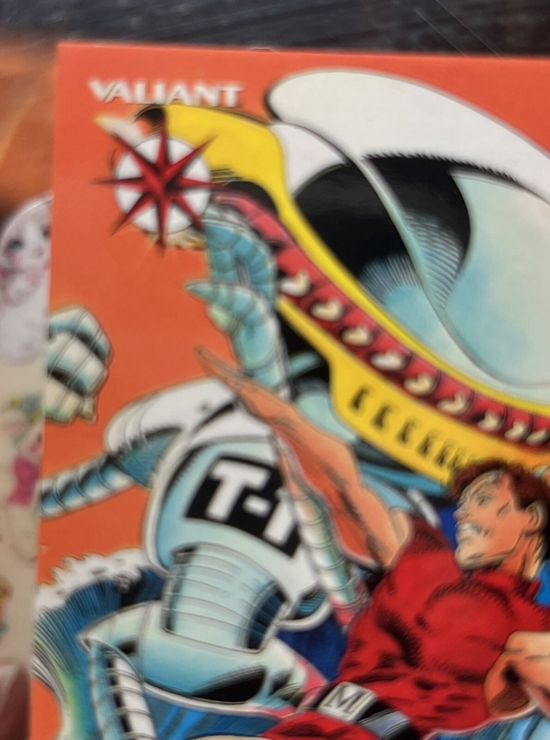 The Valiant Era Unseen Art Magnus protecting Leeja U9 Chase Card MINT ...