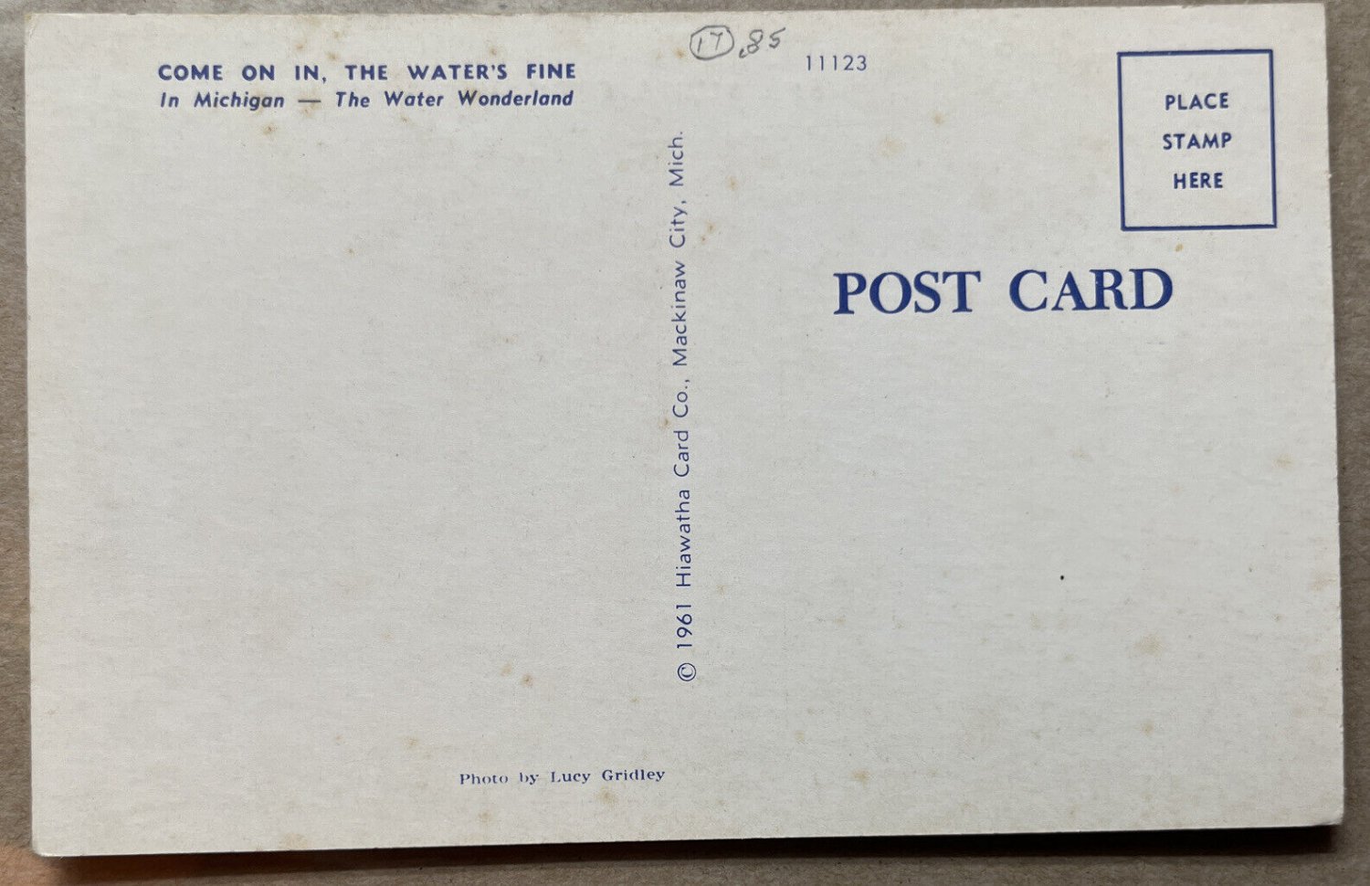 Sea Shell City USA Michigan The Water Wonderland 1959 Color Postcard