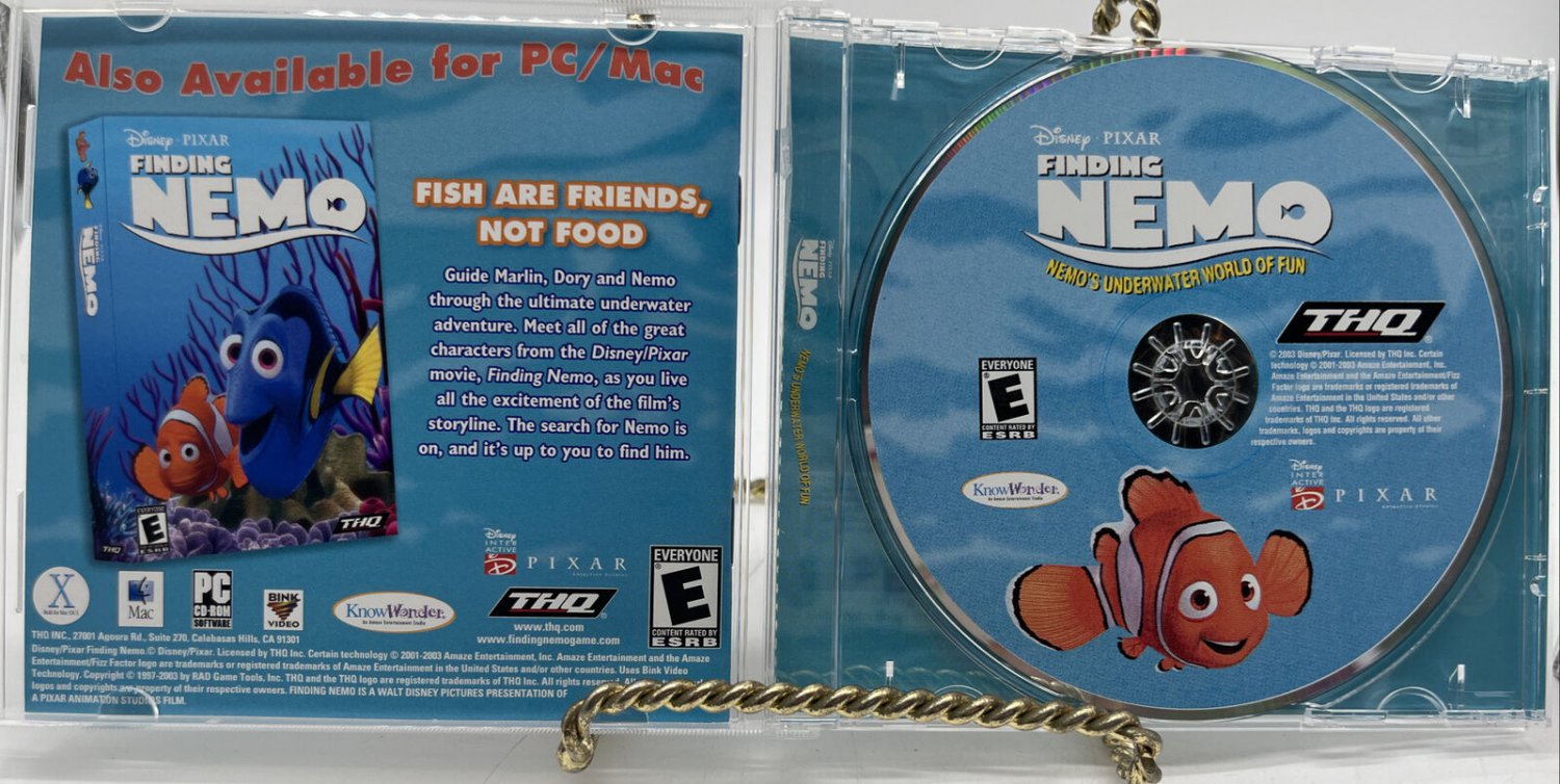 Finding Nemo: Nemo's Underwater World of Fun (Windows/Mac, 2003)