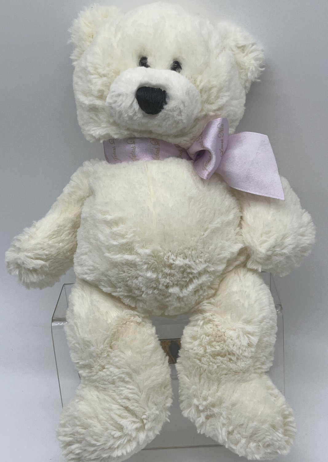 Teddy Bear Ganz INSPIRATIONAL BEAR Cream Plush Stuffed Animal Toy 10 ...