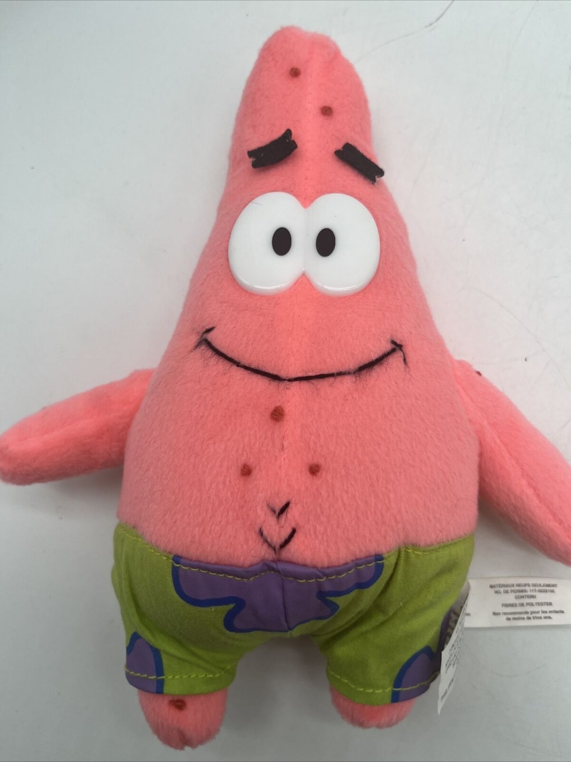 SpongeBob SquarePants Patrick Star 8” Plush Viacom 2002 Nanco Vintage