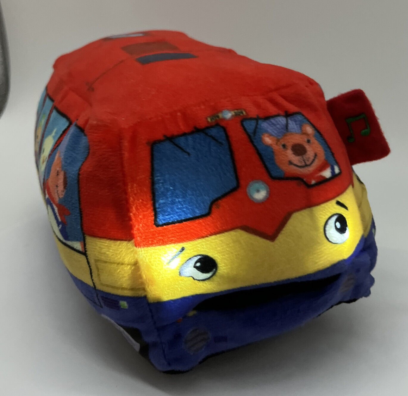 Cuddle Barn Animated Train Car Stuffed Plush Toy Singing Working on the ...