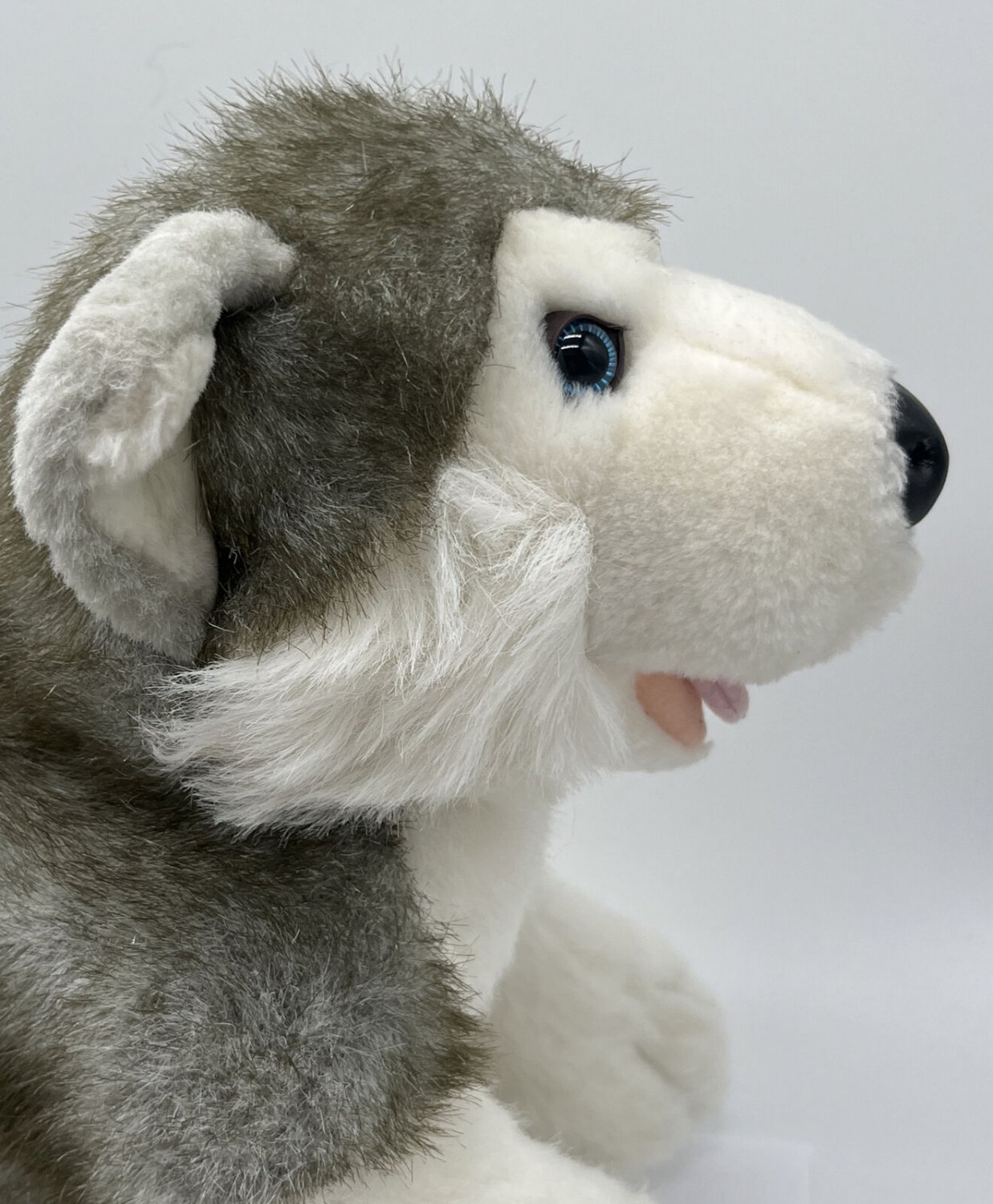 Build A Bear 14" Wolf Husky Plush Stuffed Animal Puppy Dog Grey White