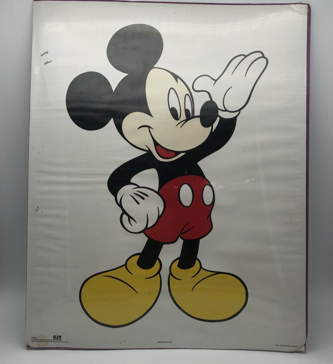 80s Classic Mickey Mouse Poster Vintage Print Retro Wall Art Disney OSP ...