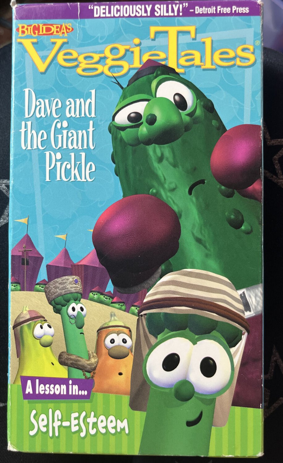 VEGGIE TALES DAVE AND THE GIANT PICKLE VHS TAPE 1993