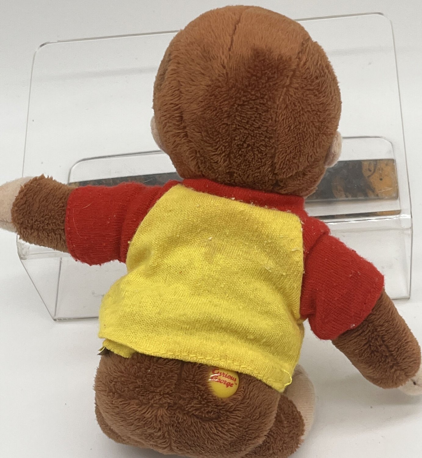 CURIOUS GEORGE Bean Bag Plush 2005 Marvel Toys Official Movie Merch 7”
