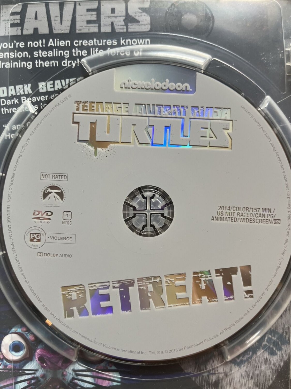 Teenage Mutant Ninja Turtles: Retreat, DVD NTSC, Widescreen, Dolby, Color,