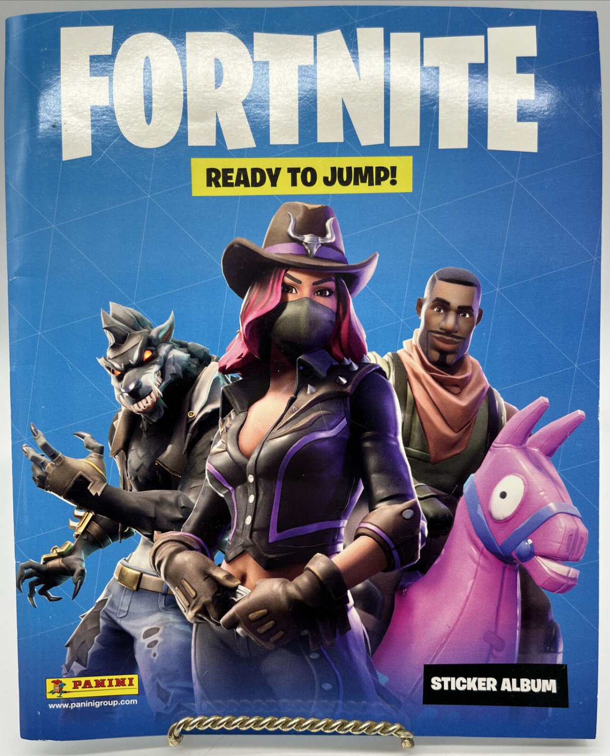 FORTNITE READY TO JUMP Sticker Album by PANINI 64 Pages NEW 2019 **NO ...