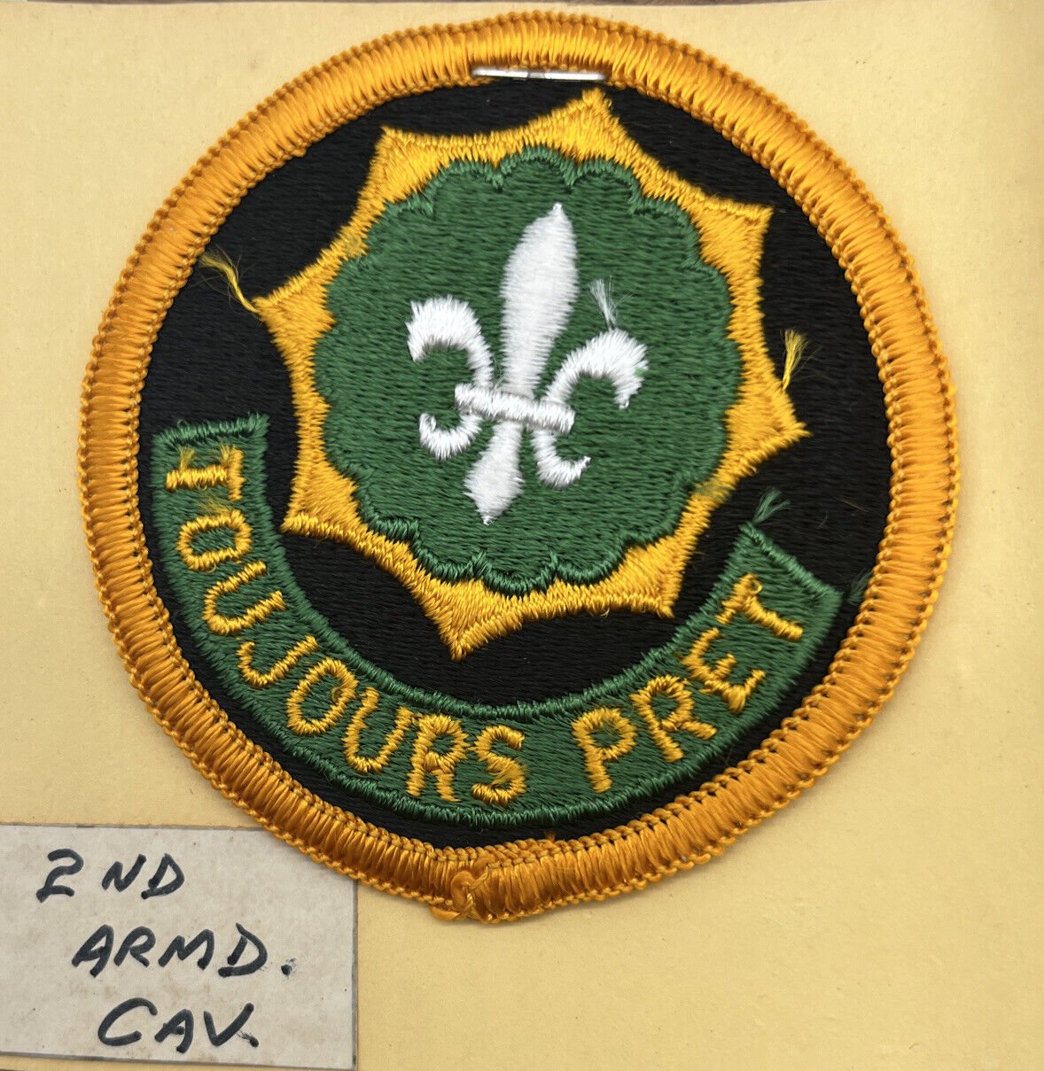 US Army Armored Cavalry Regiment Dress uniform Badges 3.5" patch Set 4