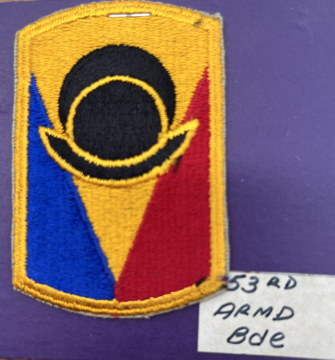 US Army Armored Cavalry Regiment Dress uniform Badges 3.5" patch Set 4