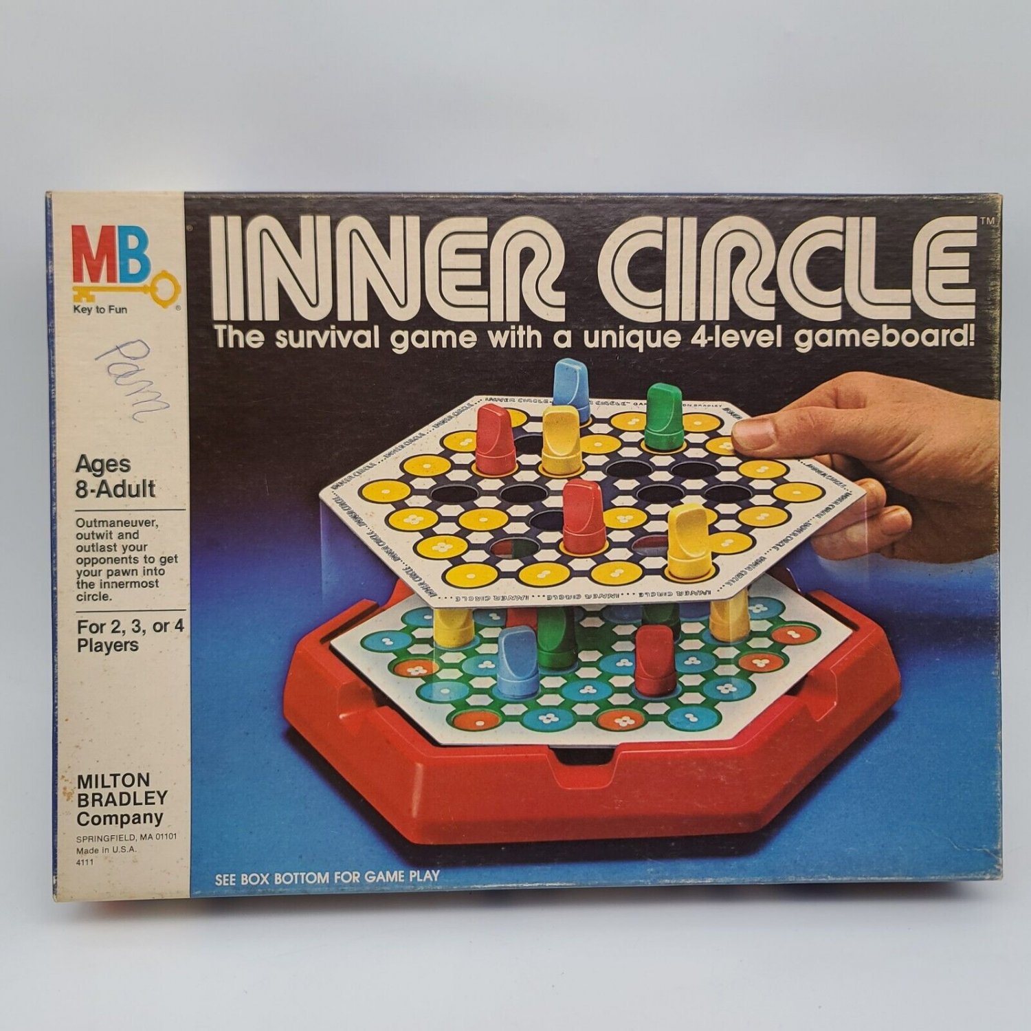 Vintage 1981 Inner Circle Board Game MILTON BRADLEY 100% Complete