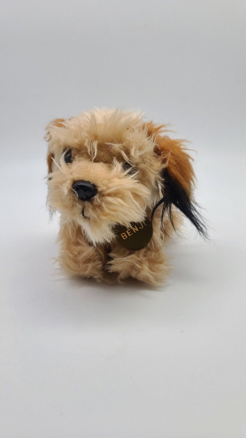 Dakin Benji Plush TV Movie Dog 6" 1993 Collar Dog Tag Vintage Stuffed ...
