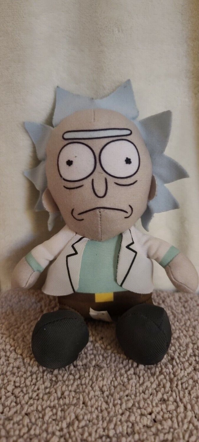 Rick And Morty Plush NEW W/tags Adult Swim Licensed Stuffed Animal Rick ...
