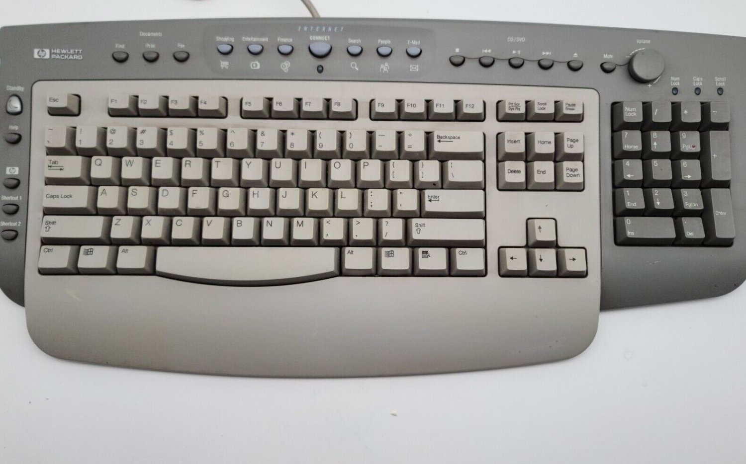 HP 6511-SU Multimedia USB Keyboard Retrograde PC Hardware 5183-9960 *AS-IS*