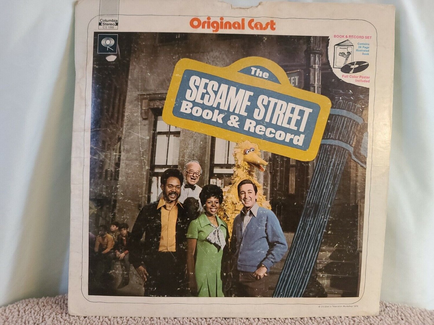 THE SESAME STREET BOOK AND RECORD VINYL LP VG