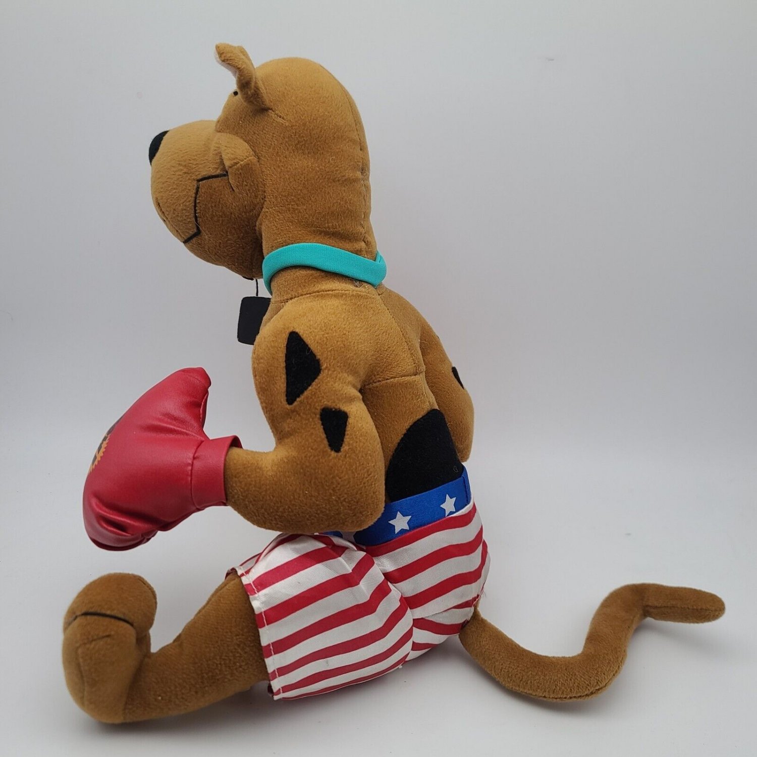 CARTOON NETWORK SCOOBY DOO DOG Plush Toy Boxer Boxing Gloves Hanna Barbera
