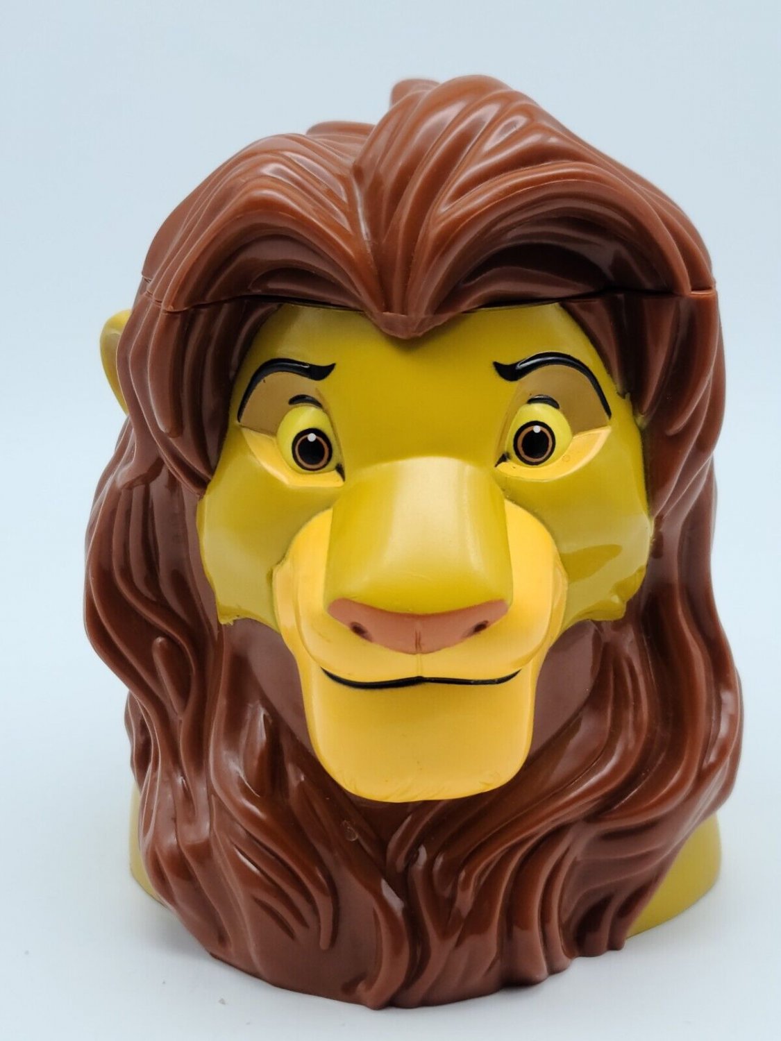 The Lion King Disney On Ice Simba Mug Cup Stein Flip Top Lid 3D Collectible