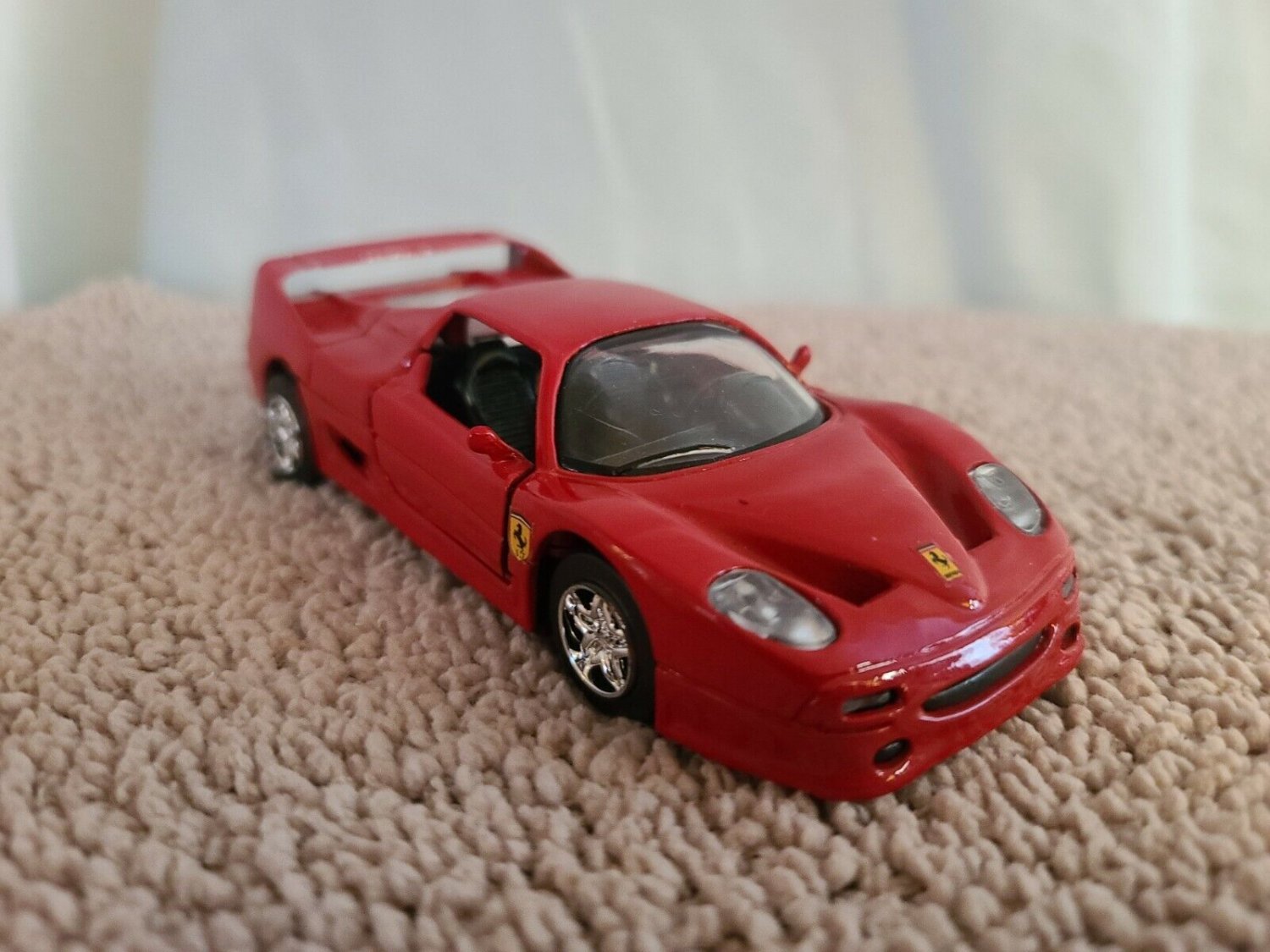 Vintage New Ray Speedy Power Ferrari F-550 1999 Die Cast 1:32 Car Red