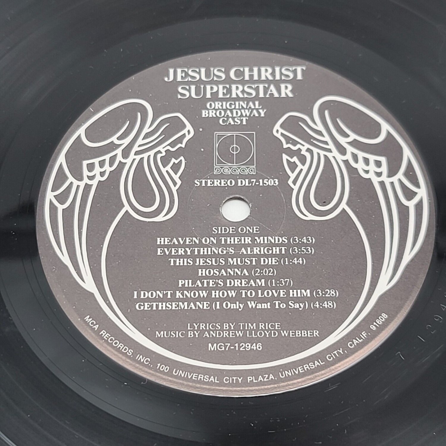 Various–Original Broadway Cast-Jesus Christ Superstar -Vinyl Record LP ...