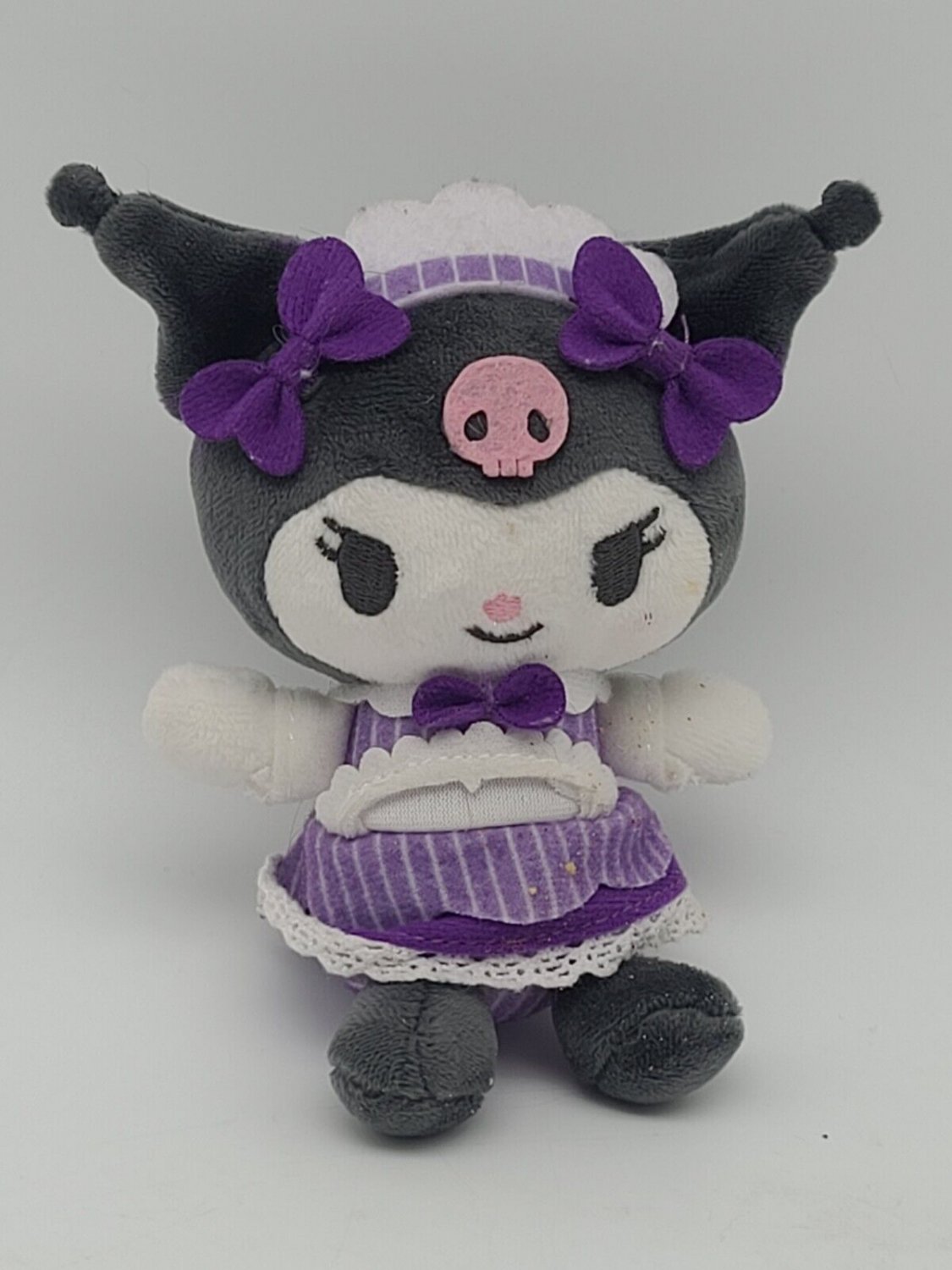 Rare Kuromi Maid Outfit Purple Plushie As Pictured