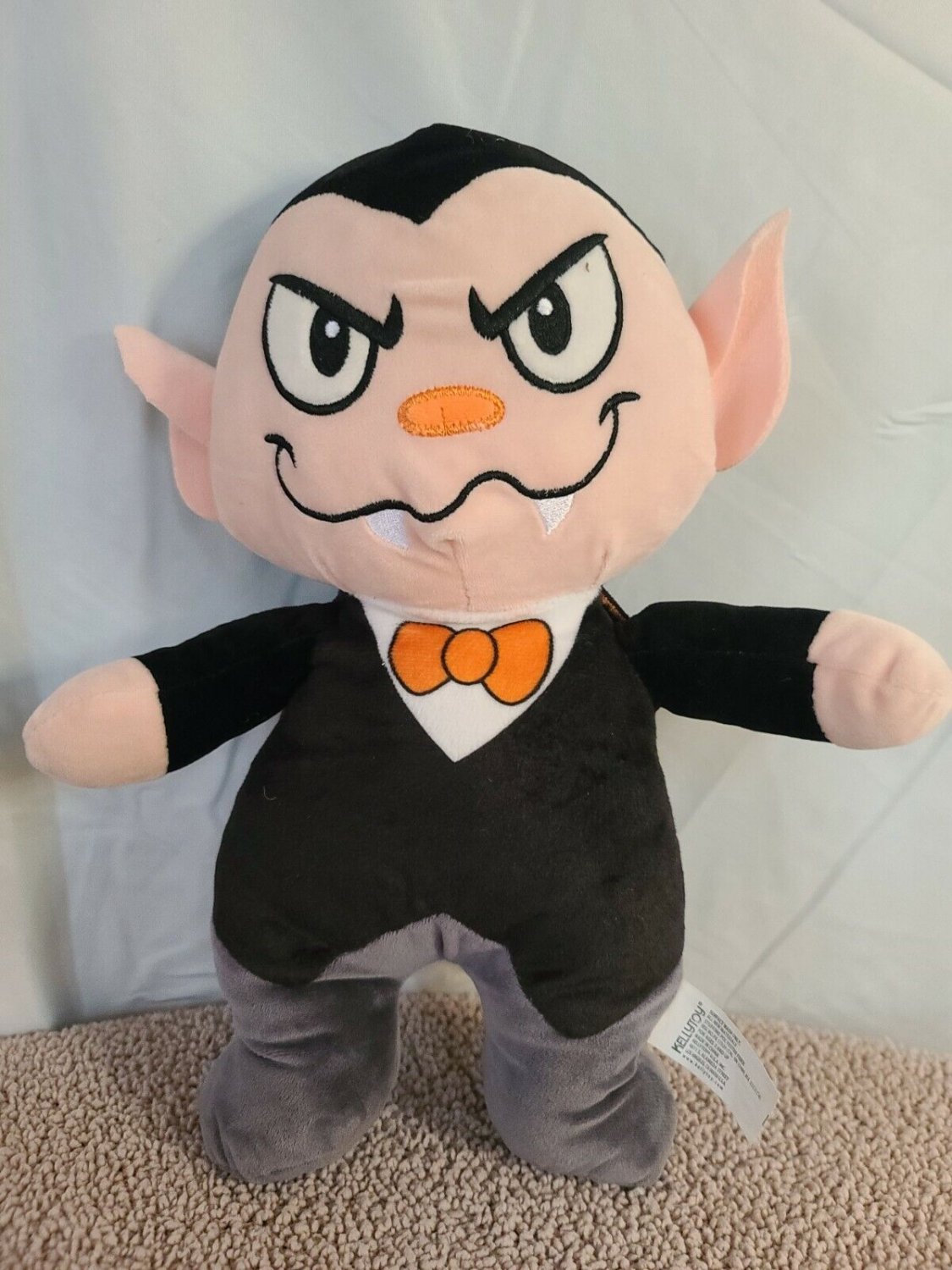 Vampire Dracula 13" Stuffed Plush, Halloween Trick R Treat Kellytoy EUC