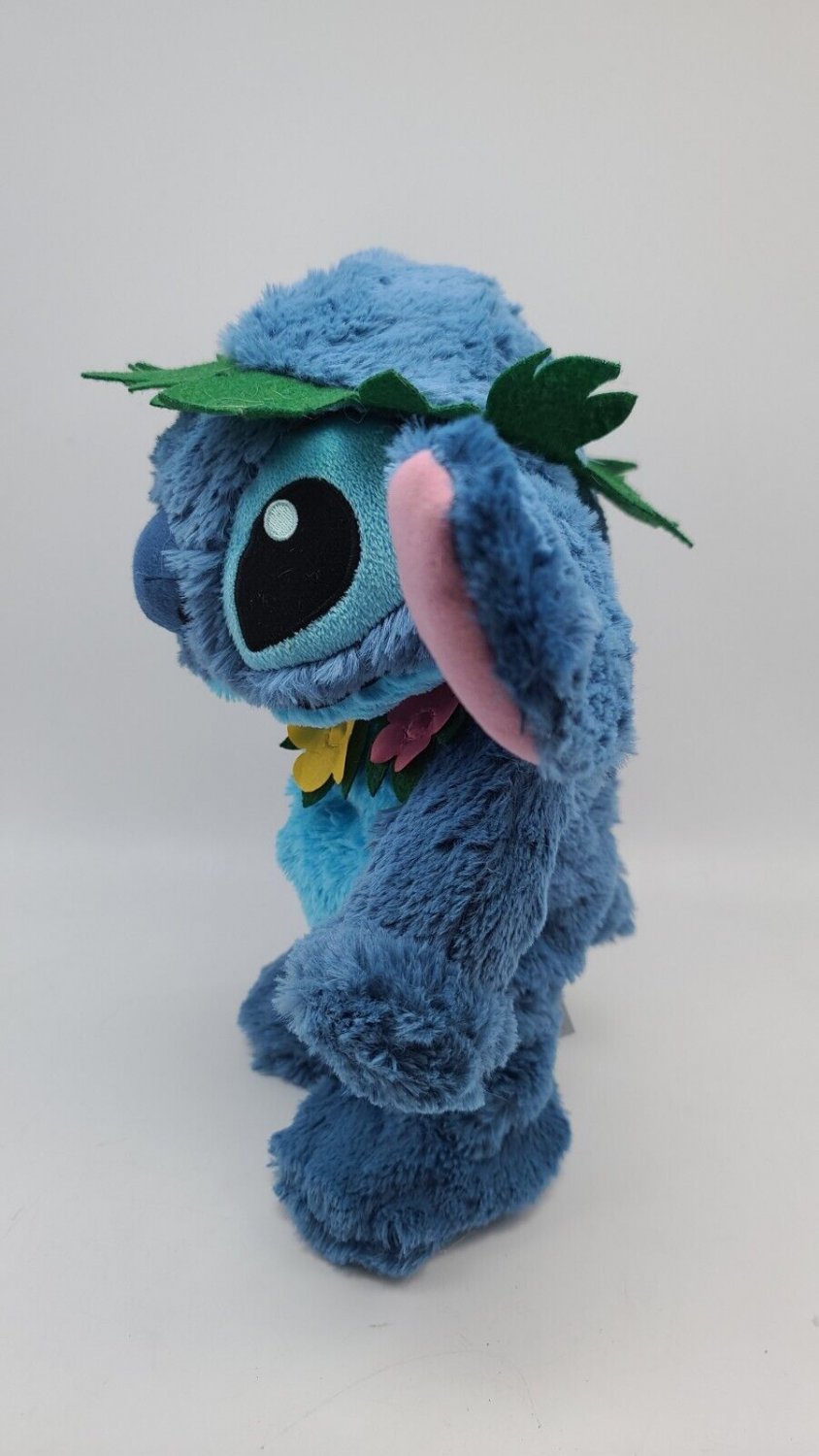 Disney Dance and Sing Lilo Stitch Felt Lei Headdress 14" Plush Doll HTF ...