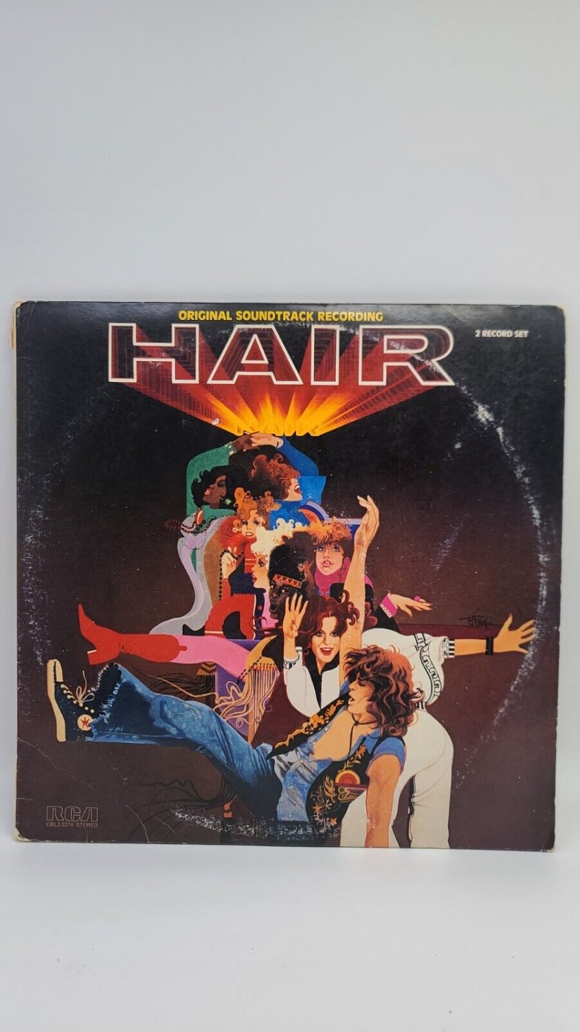 HAIR ~ ORIGINAL SOUNDTRACK RECORDING 2 VINYL RECORDS ~ 2LP's / 1979