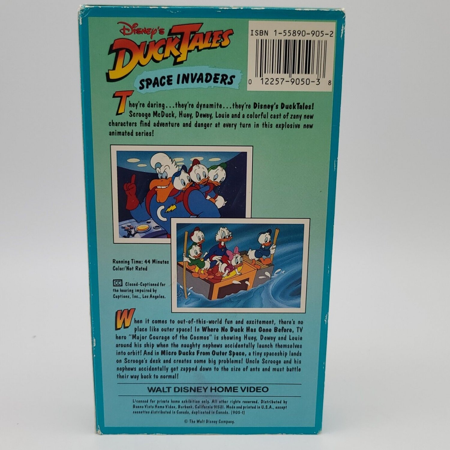 Disneys Ducktales - Space Invaders (VHS, 1990)