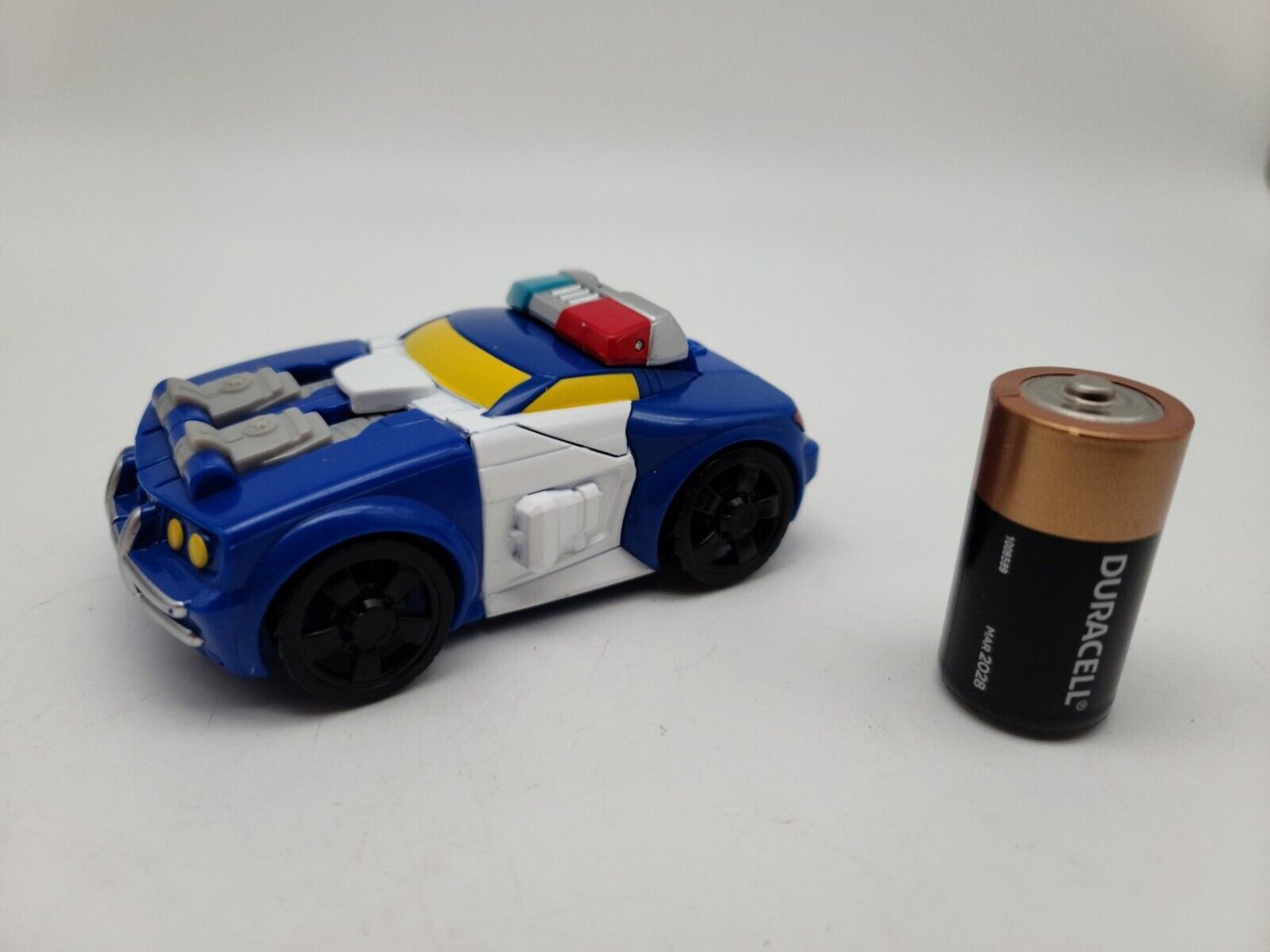 Transformers Chase Police Car Rescue Bots 4" Blue & White