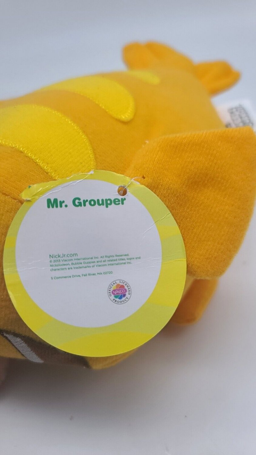Nickelodeon Bubble Guppies~Plush Orange Fish "Mr Grouper"~8'x6'~NWT