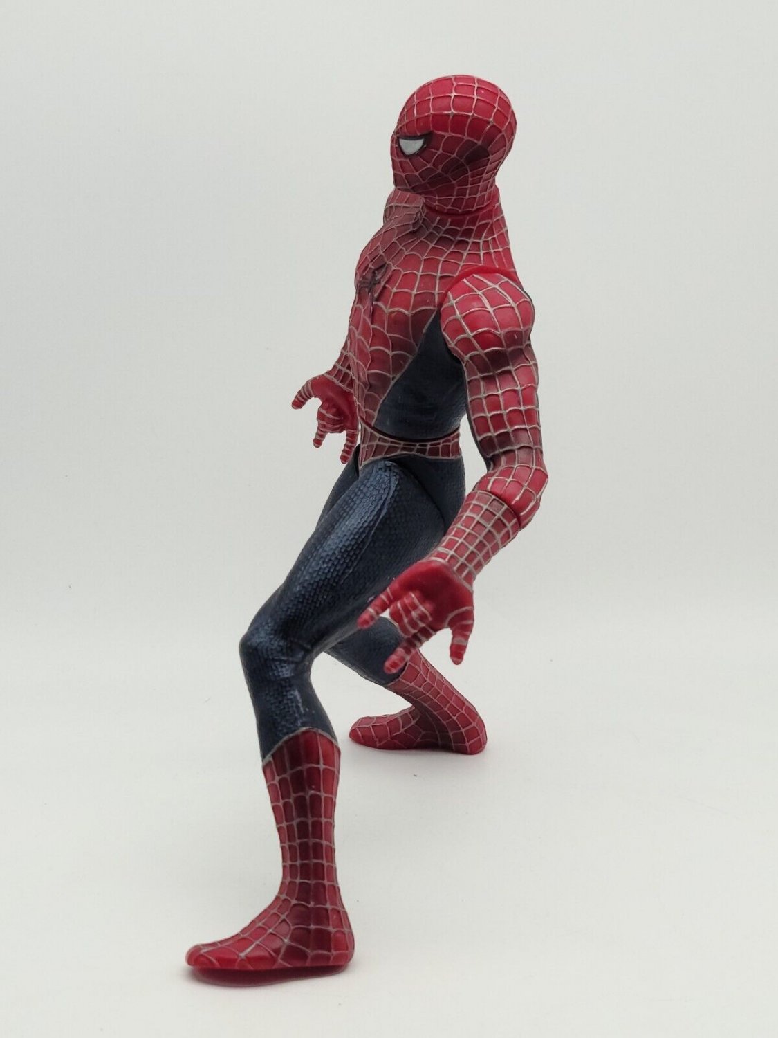 Spider-Man Super Posable Figure Marvel 2002 Movie Tobey McGuire Toy Biz