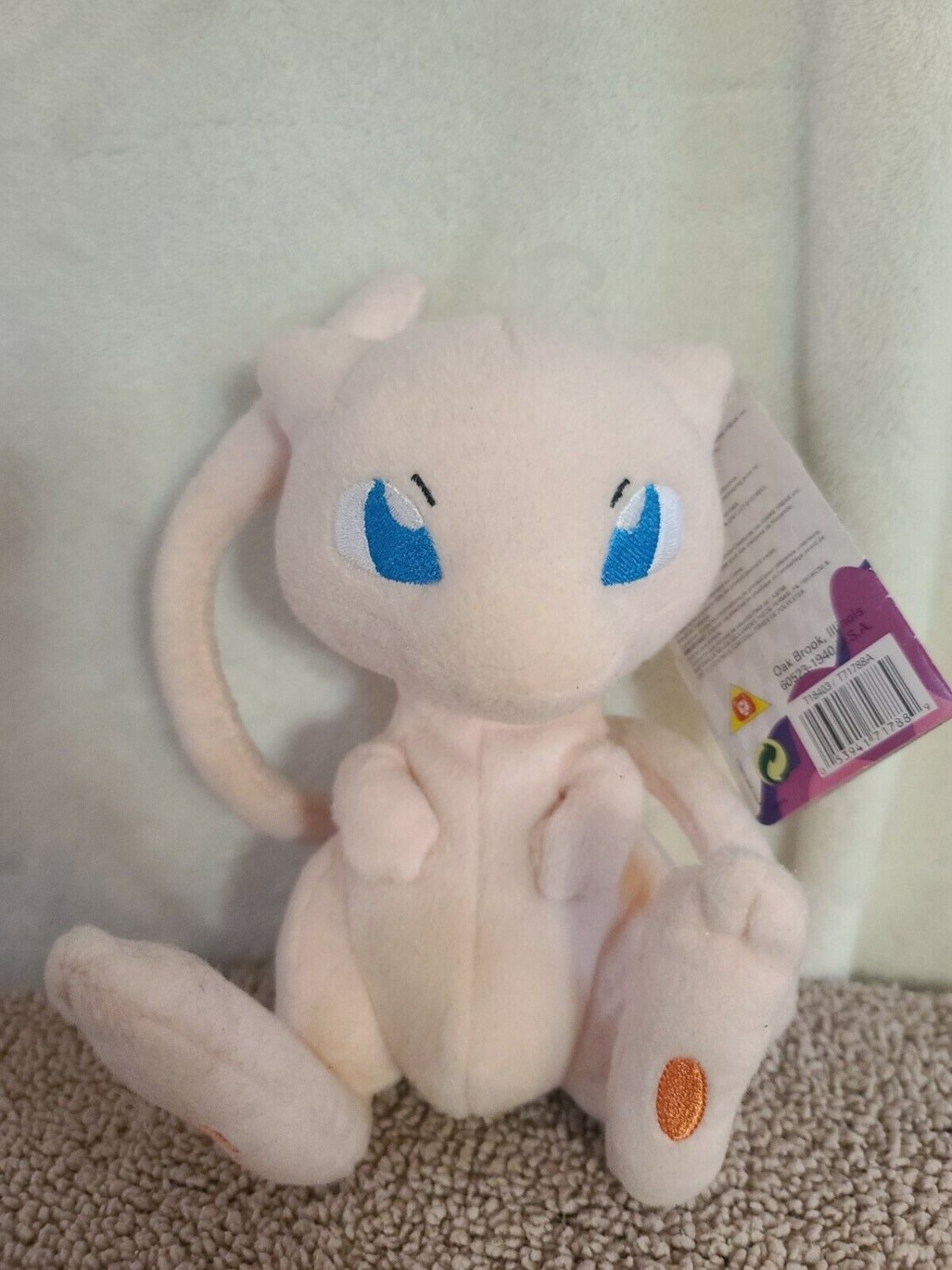 Pokemon Mew Plush Toy Stuffed Animal 8" (Tomy 2013) *ULTRA RARE*