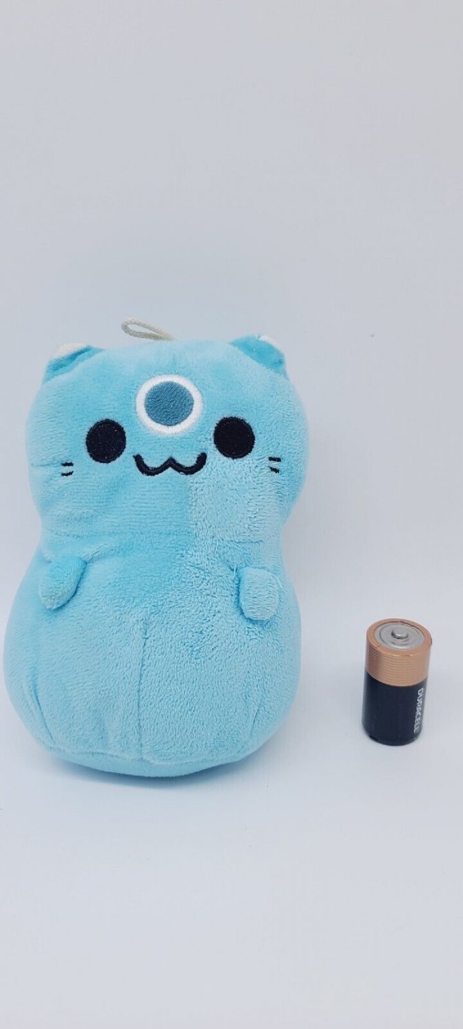 Kleptocats Blue Cat Plush 7" Stuffed Animal Danshee Embroidered CLEAN