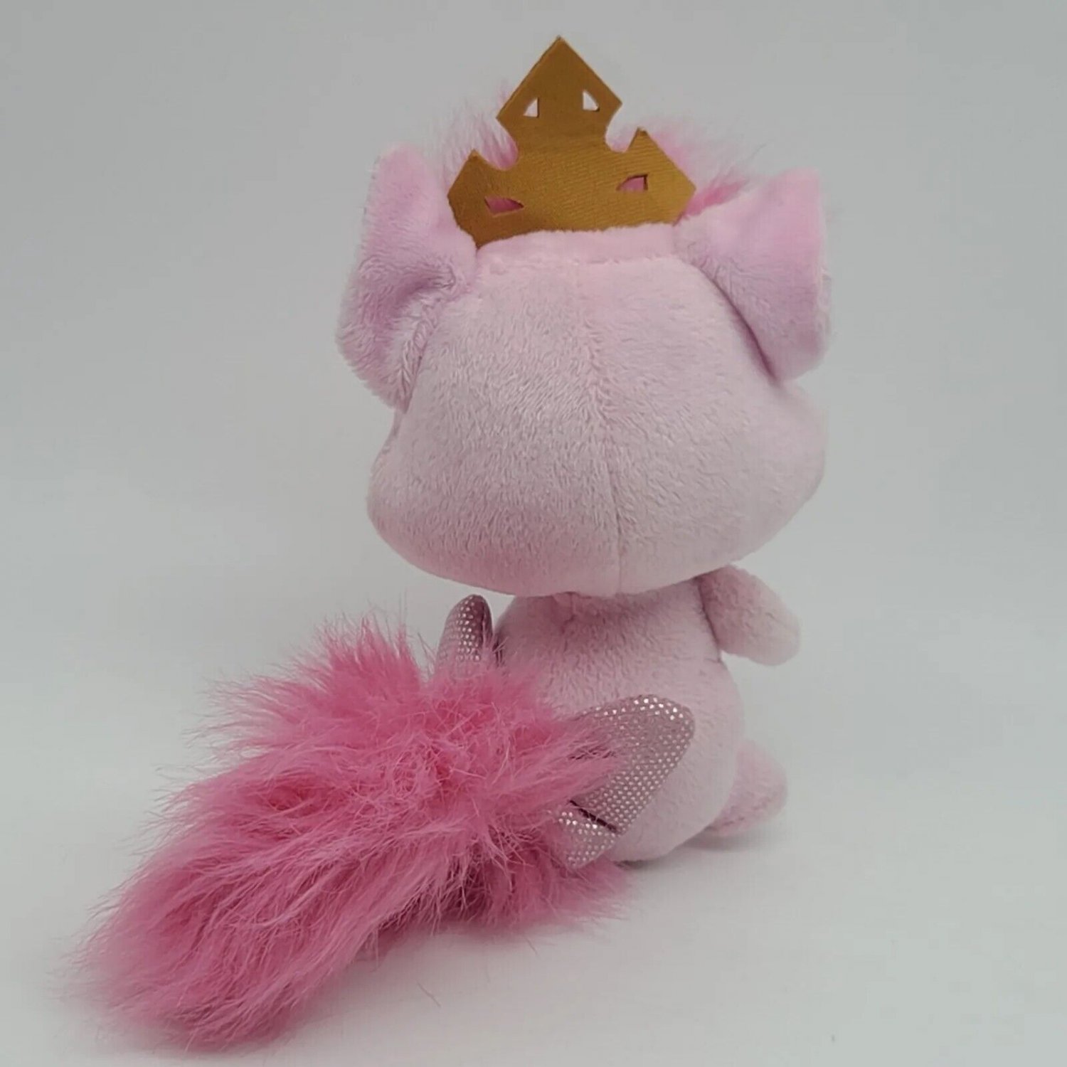 DISNEY PALACE PETS PINK BEAUTY CAT GOLD CROWN PRINCESS AURORA 10" PLUSH ...