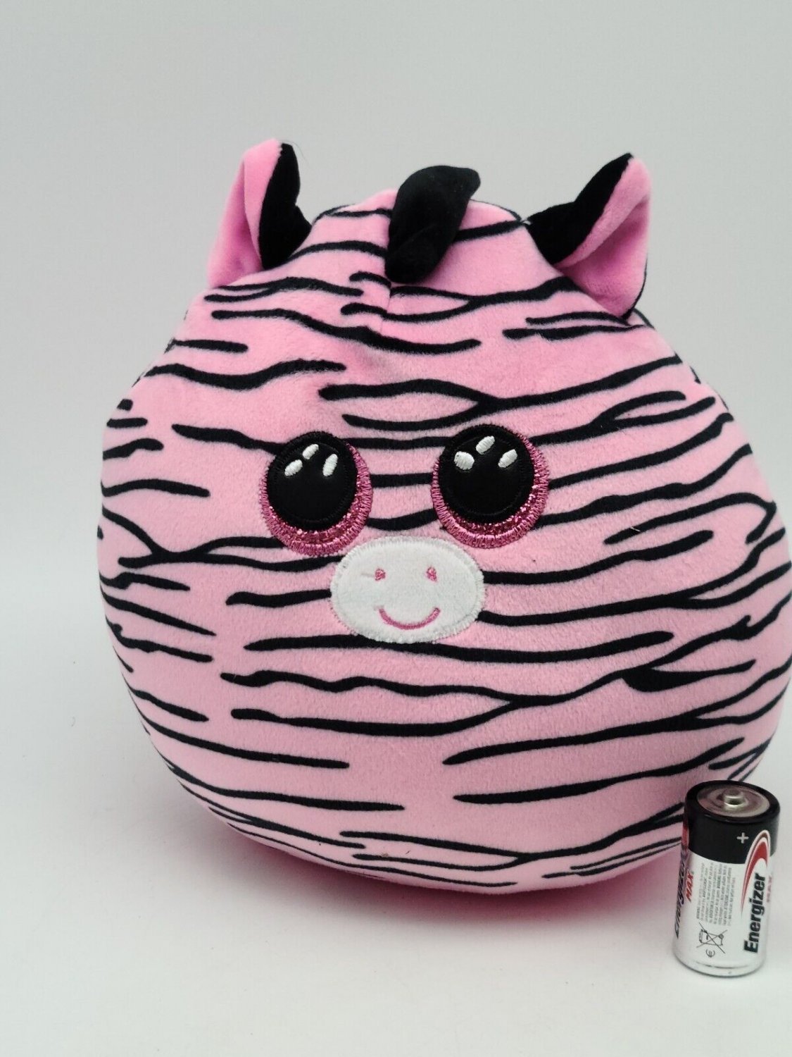 Ty Squish-A-Boos Plush Zoey the Zebra(Small Size Version)