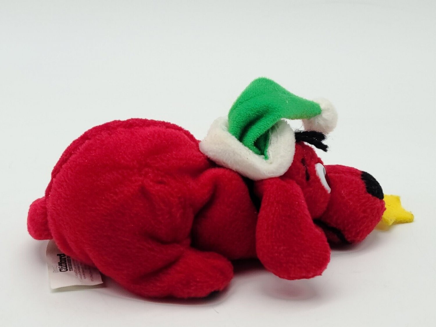 CLIFFORD THE BIG RED DOG Scholastic PLUSH Beanie CHRISTMAS SANTA HAT ...