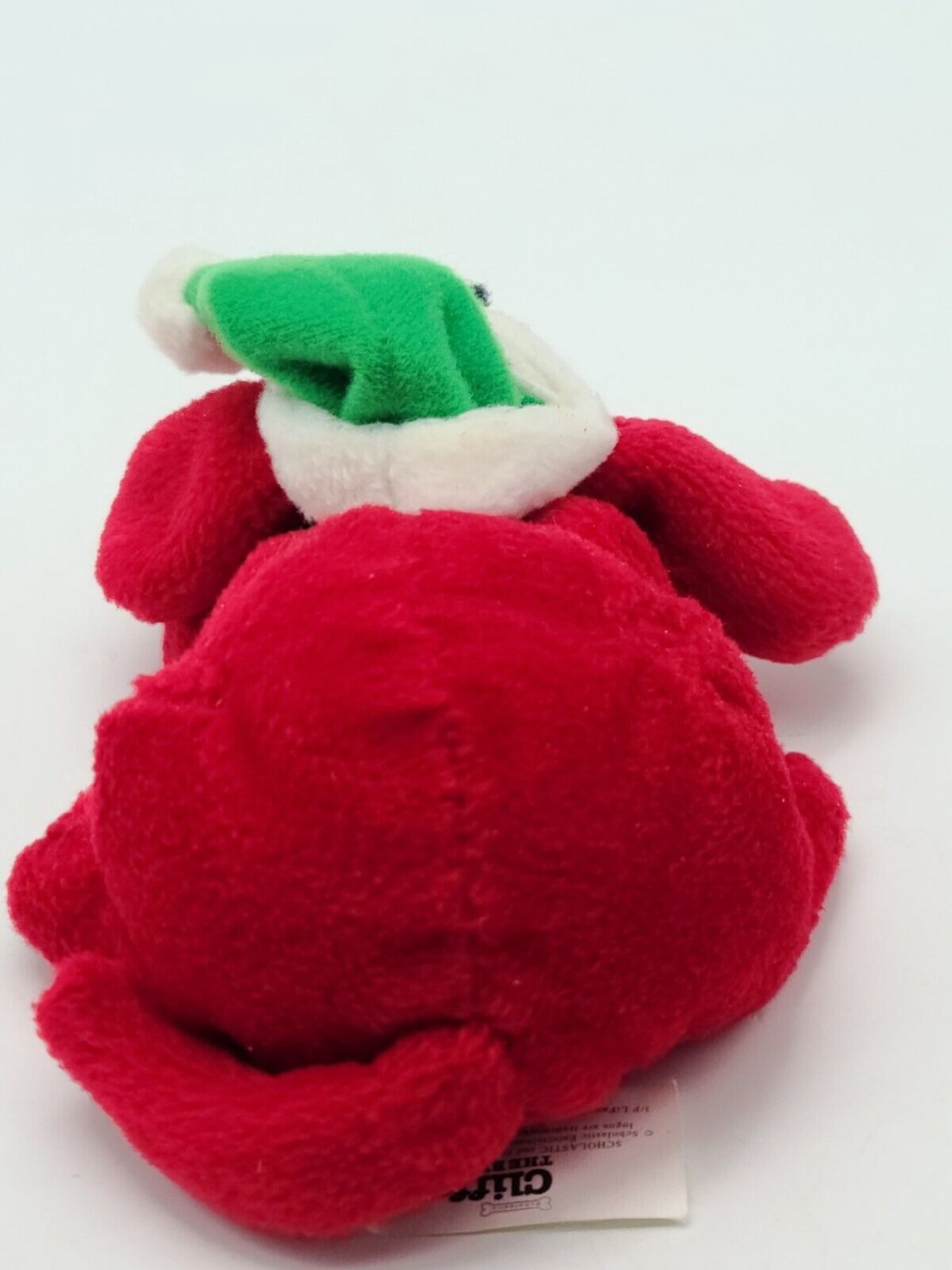 CLIFFORD THE BIG RED DOG Scholastic PLUSH Beanie CHRISTMAS SANTA HAT ...