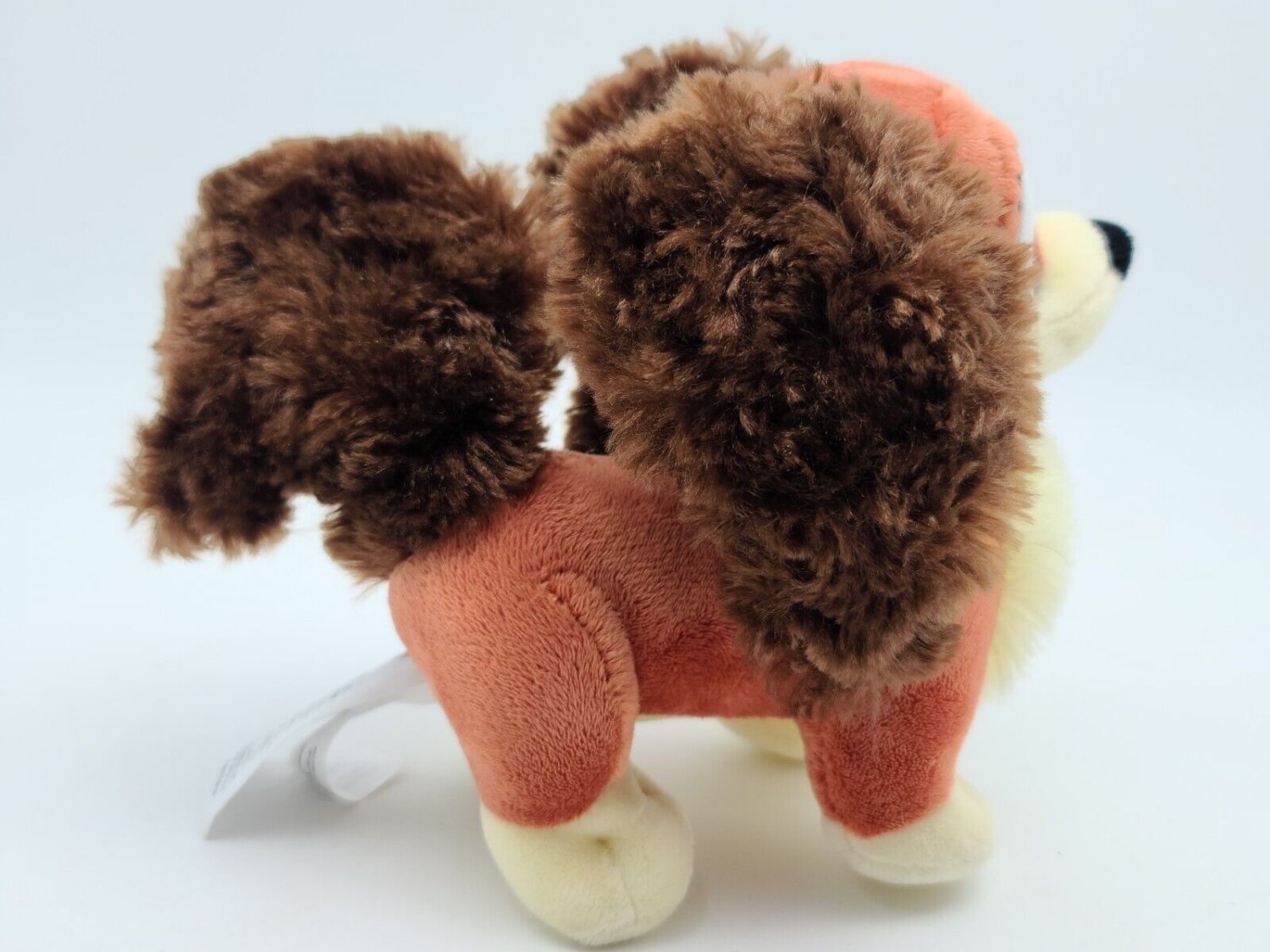 Disney Store Fifi Puppy Dog Plush Stuffed Animal 6" with Collar.