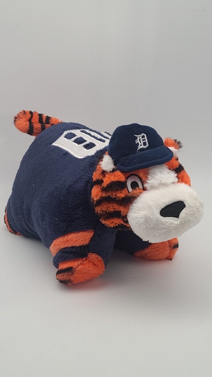 RARE Detroit Tigers Large 18" Mascot Pillow Pet - MLB CLEAN