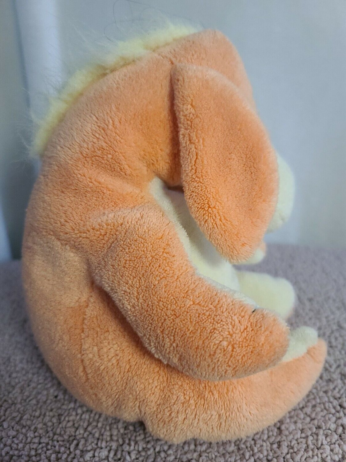 RARE Disney Authentic ORANGE Eeyore Plush (Detachable Tail Missing)*AS ...