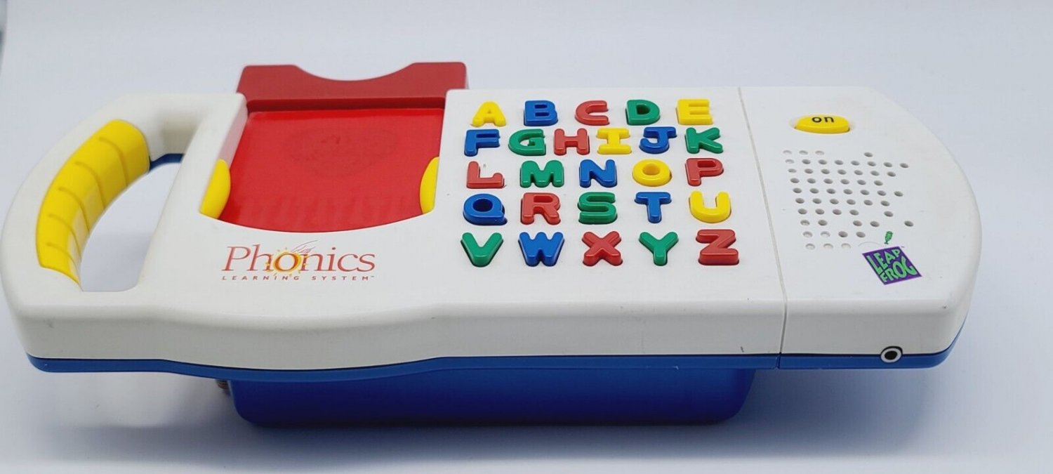 Vintage Leapfrog Phonics Learning System Console And 18 Cards Tested