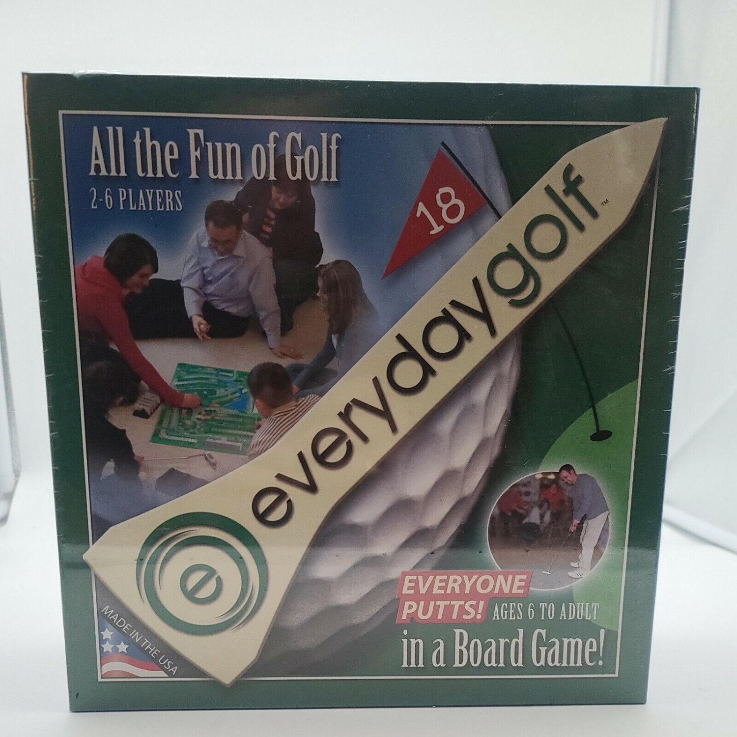 *NEW* Everyday Golf All The Fun Of Golf Board Game - Everyone Putts! SEALED